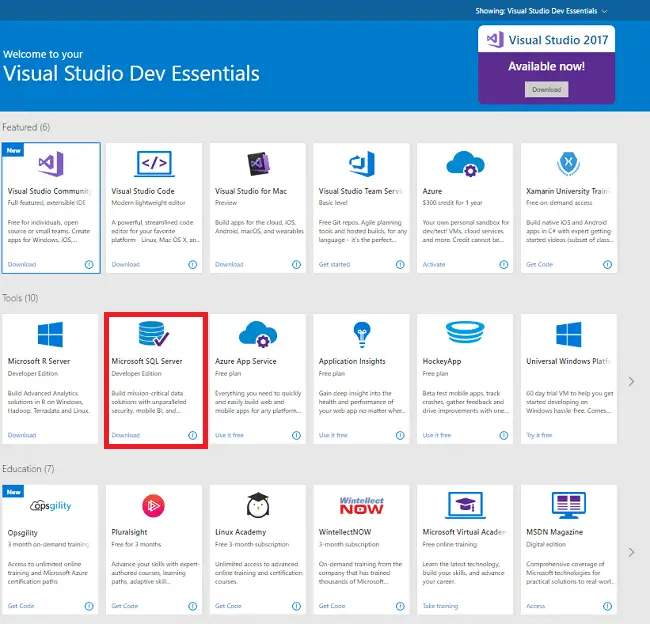 Learn SQL Server - Essential SQL Learn SQL Server - Essential SQL